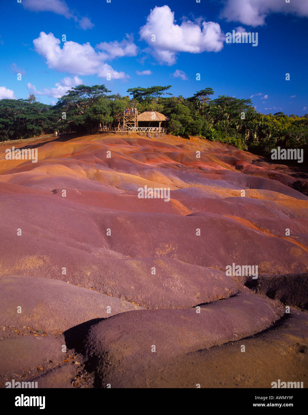 Chamarel Coloured Earth Mauritius Stock Photo - Alamy