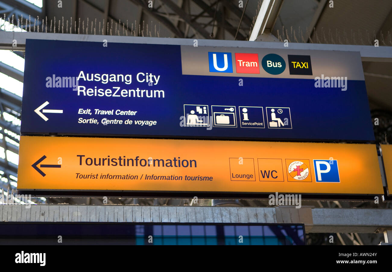 Directional Sign Train High Resolution Stock Photography and Images - Alamy