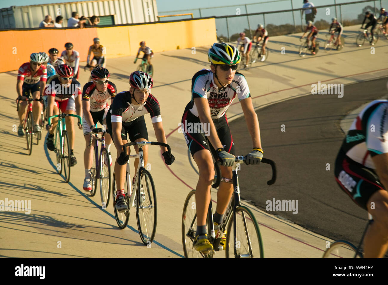 Bicycle Racing Velodrome Balboa Park, San Diego, California, USA Stock ...