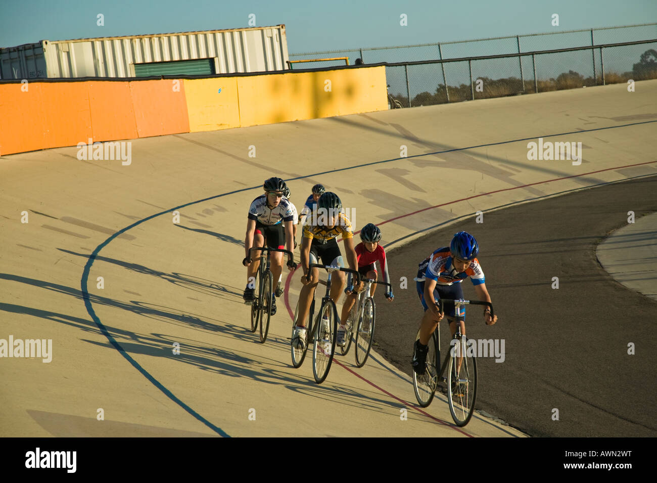 Bicycle Racing Velodrome Balboa Park, San Diego, California, USA Stock Photo - Alamy