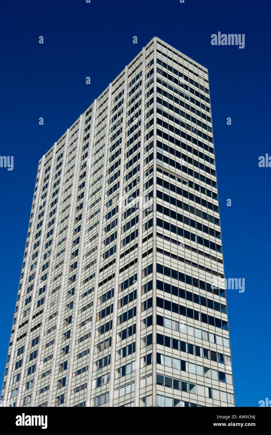 The administrative building of Bayer AG in Leverkusen das ...