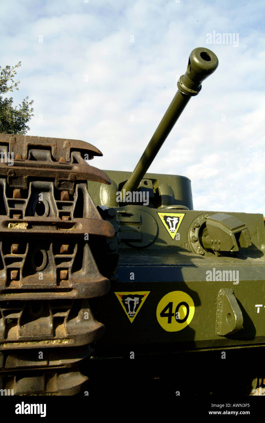Flame throwing tank D Day Museum Portsmouth England Stock Photo - Alamy