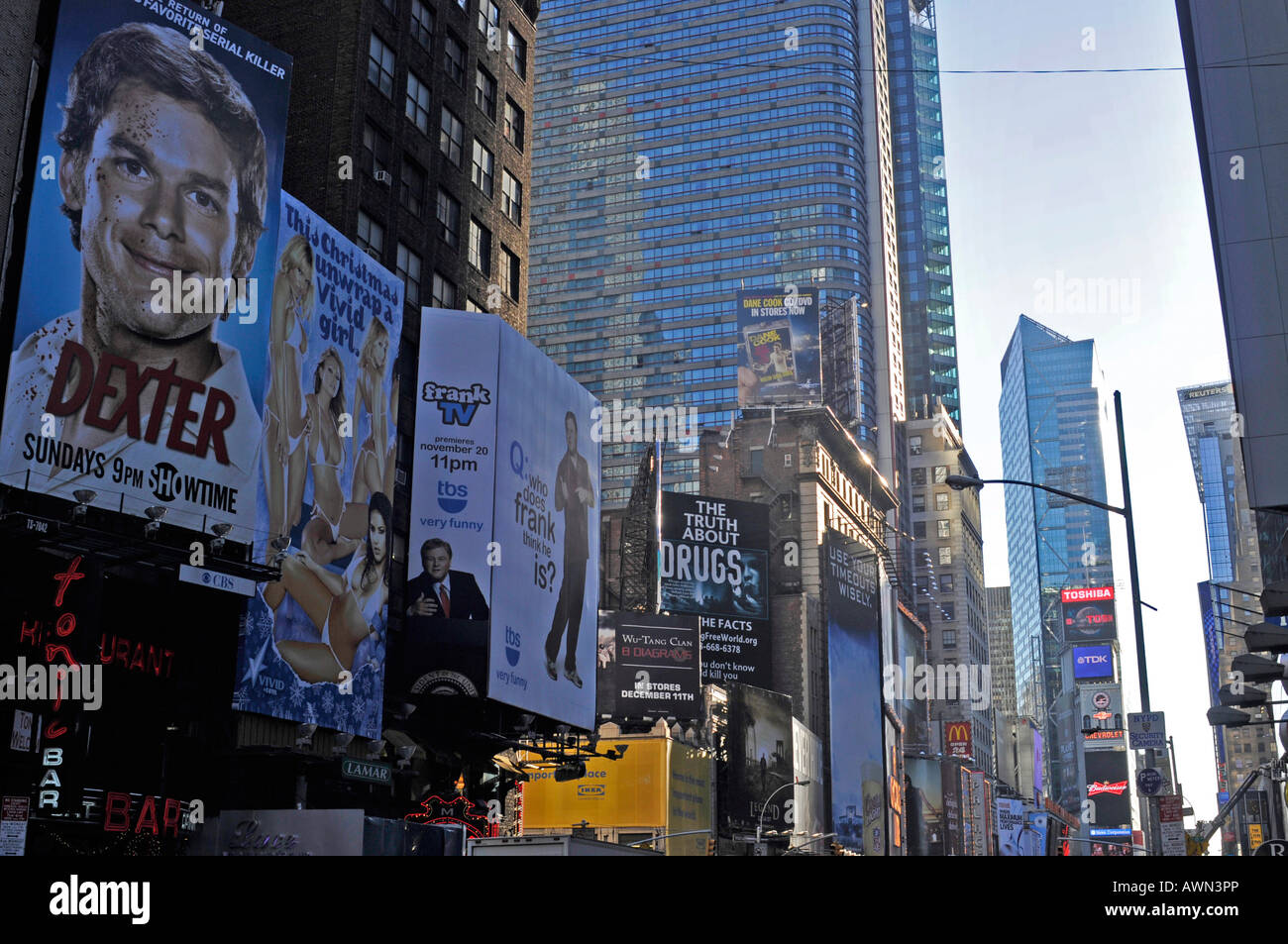 Times Square in the evening, New York, USA Stock Photo - Alamy