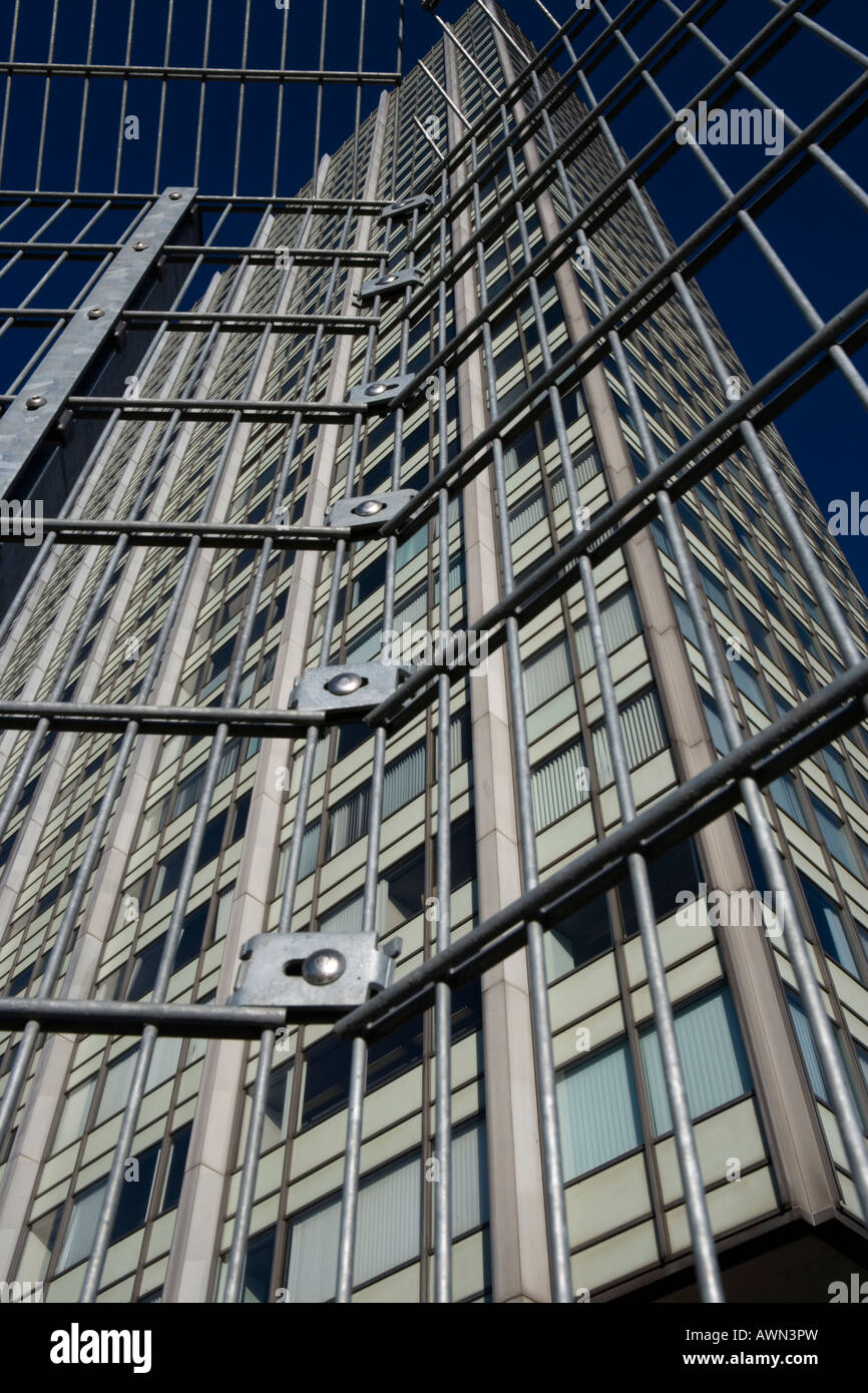 The administrative building of Bayer AG in Leverkusen das ...