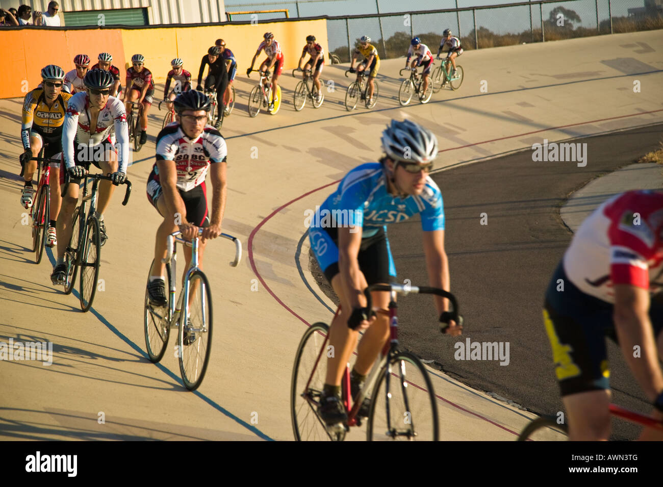 Bicycle Racing Velodrome Balboa Park, San Diego, California, USA Stock ...