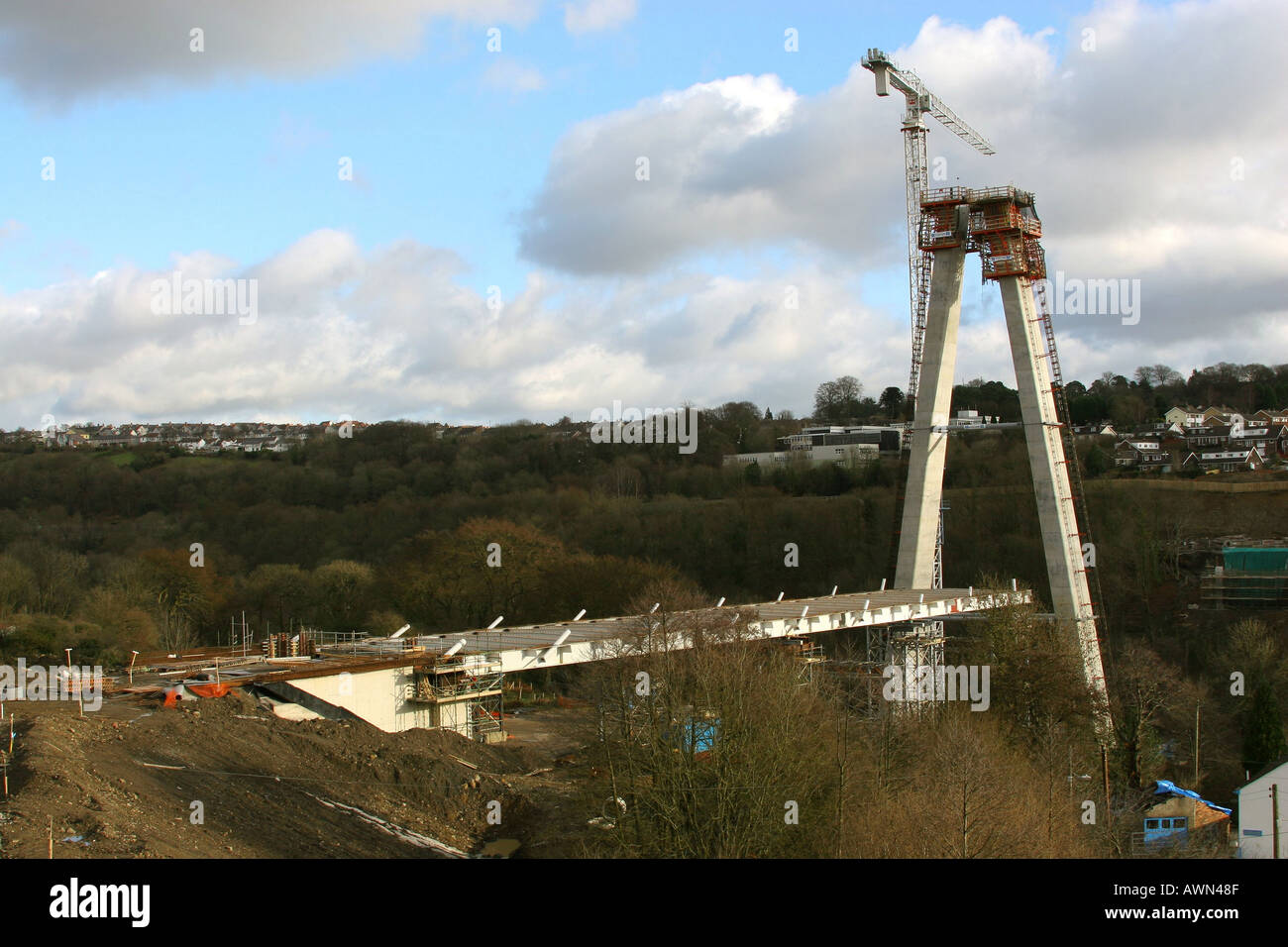 Construction of the Sirhowy Enterprise Way bypass at Cwmgelli Blackwood ...