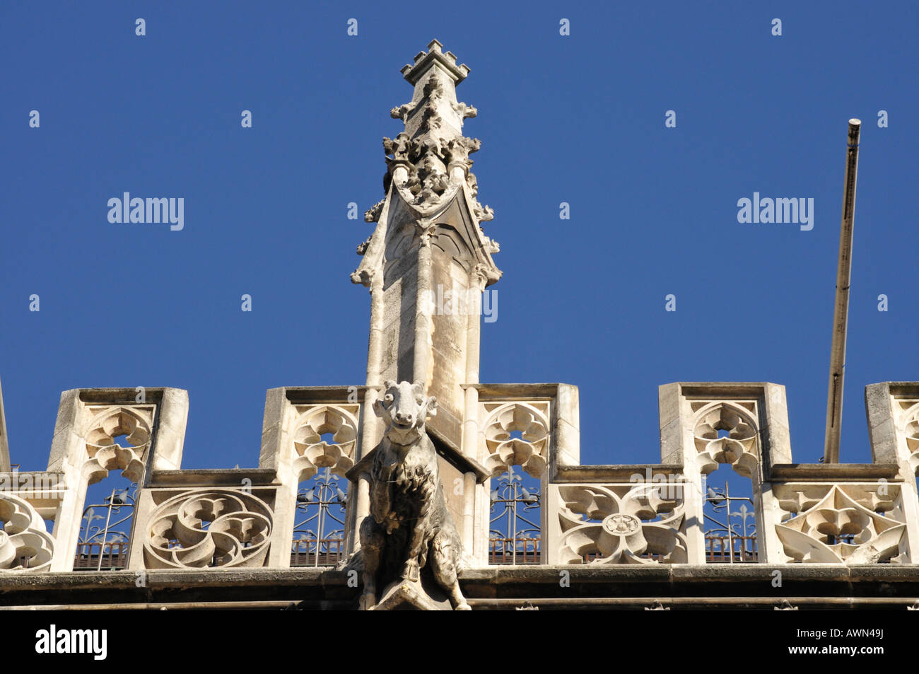 Detail, Rathaus (Town Hall), Munich, Bavaria, Germany, Europe Stock ...