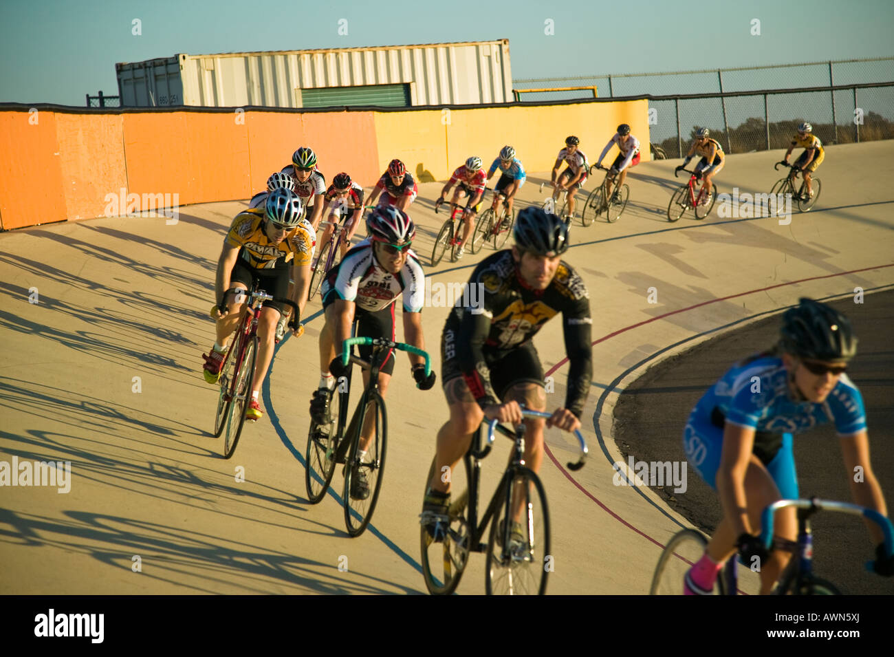 Bicycle Racing Velodrome Balboa Park, San Diego, California, USA Stock Photo - Alamy