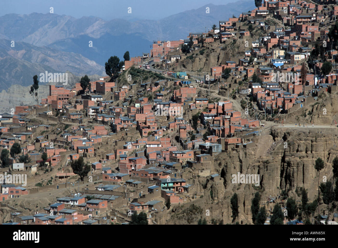 BOLIVIA GENERAL VIEWS OF OF LA PAZ Photo Julio Etchart Stock Photo - Alamy
