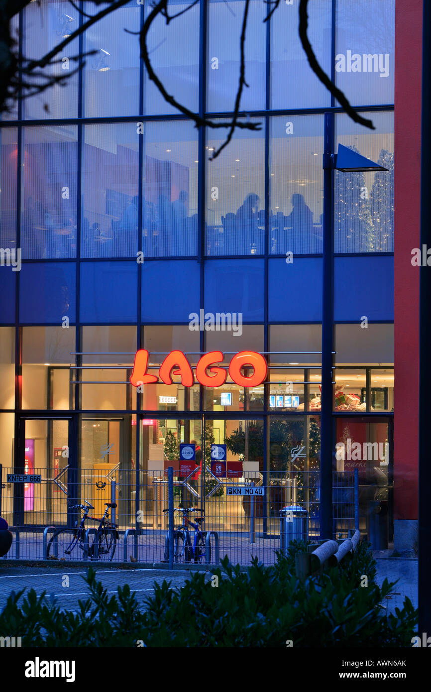 Lago Shopping Center on the shores of Lake Constance, Constance, Baden ...