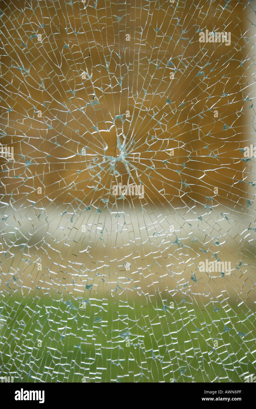 Shattered door glass safety hi-res stock photography and images - Alamy