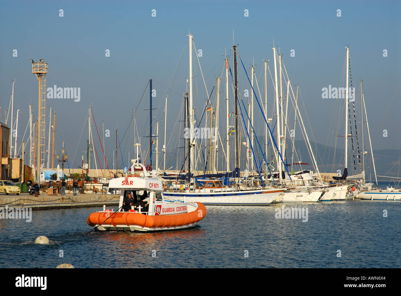 Alghero fishing harbour sardinia hi-res stock photography and images ...