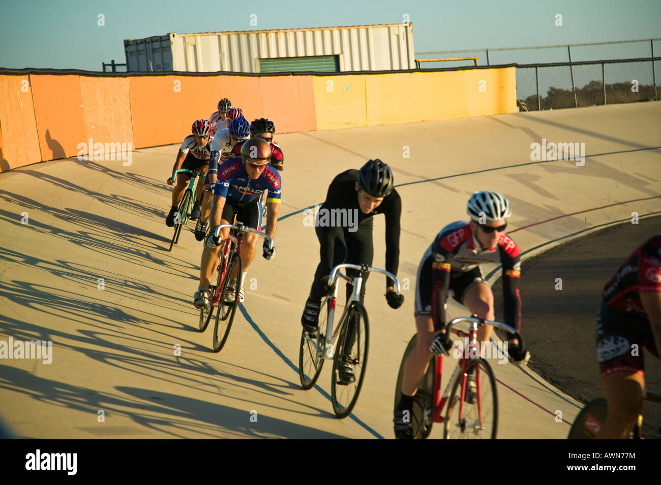 Bicycle Racing Velodrome Balboa Park, San Diego, California, USA Stock ...