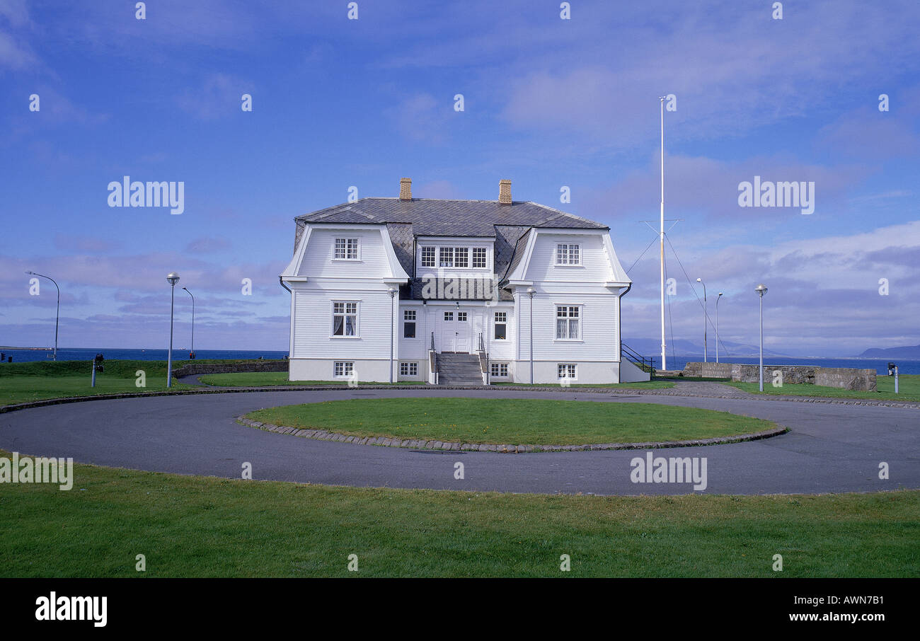 Hofdi House Reykjavik Iceland Stock Photo - Alamy
