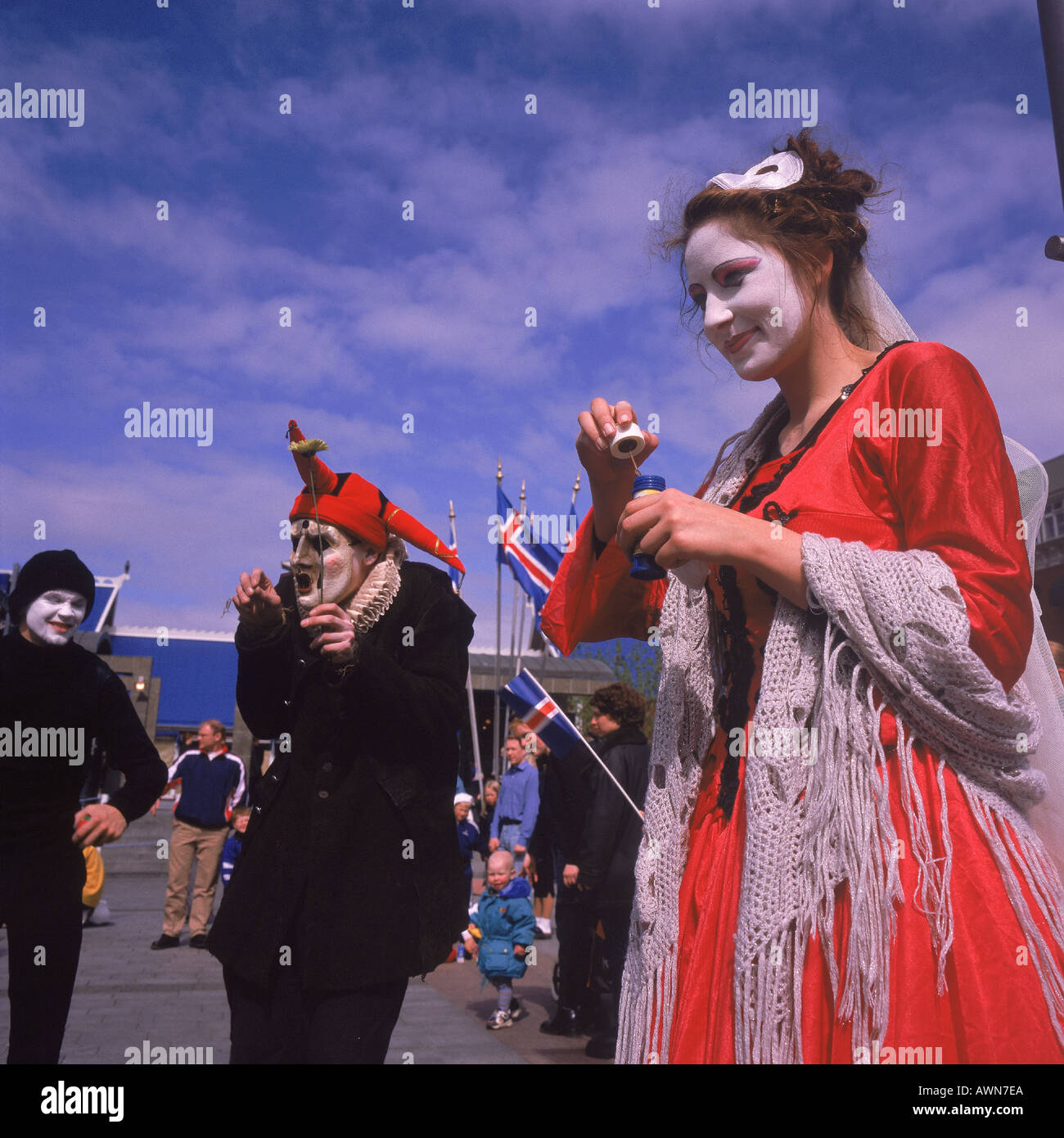 Festival Reykjavik Iceland Stock Photo - Alamy