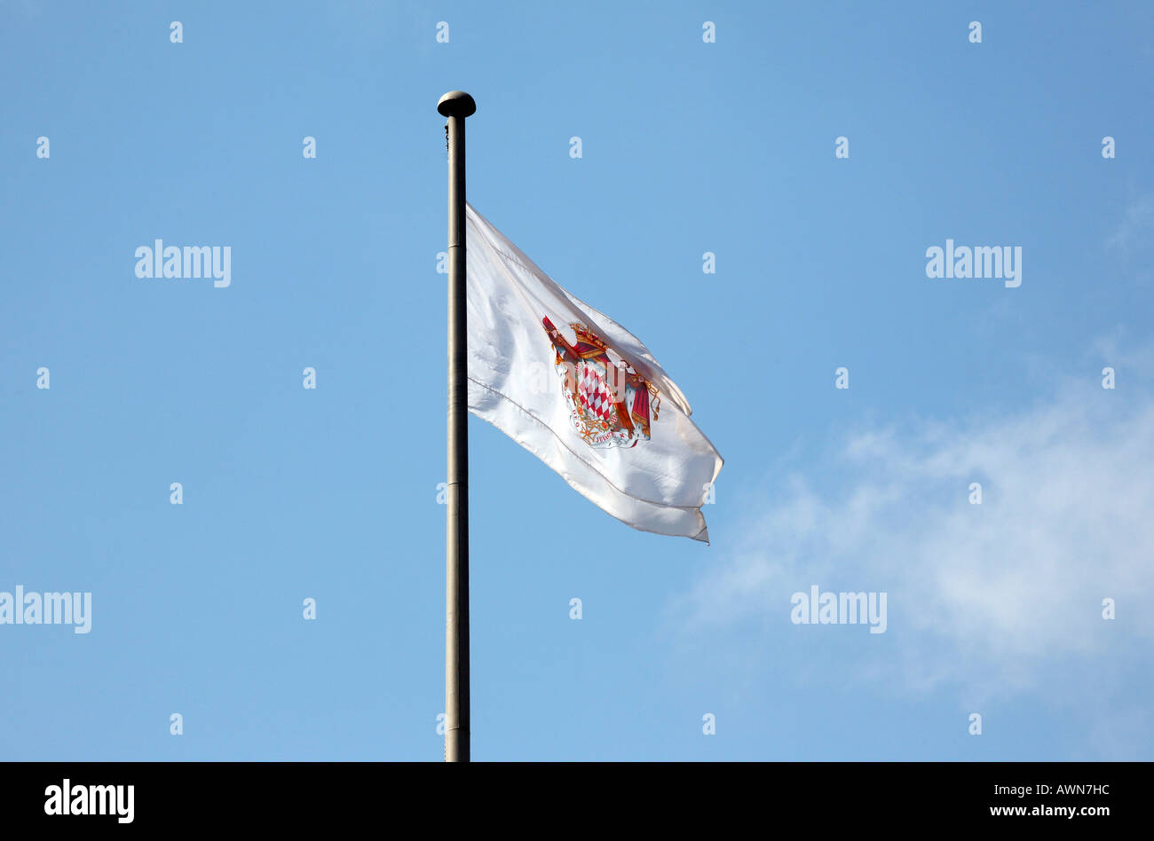 The Monaco State flag Stock Photo - Alamy