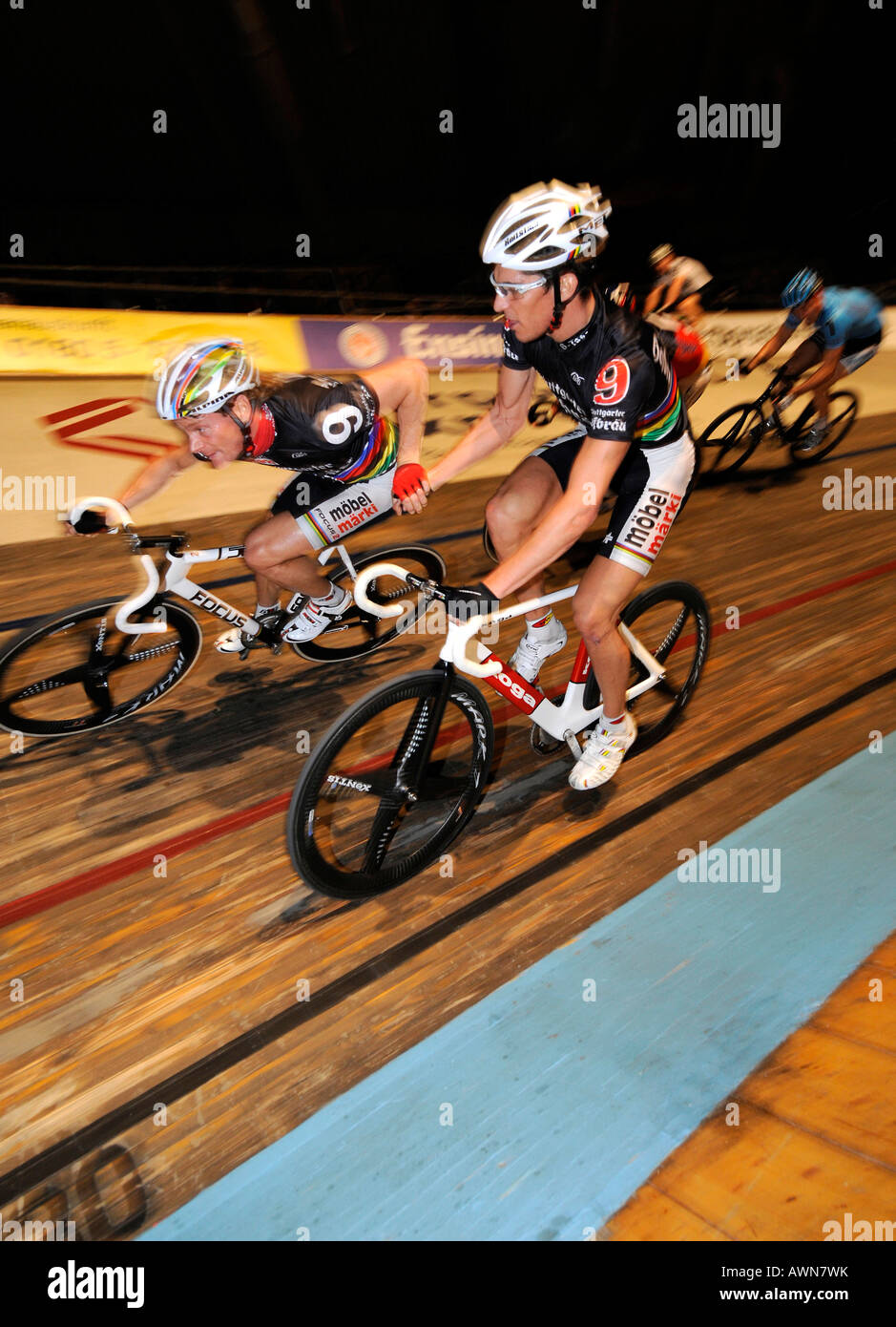 Bruno RISI SUI left and Franco MARVULLI SUI right at Sixdays 2008 ...