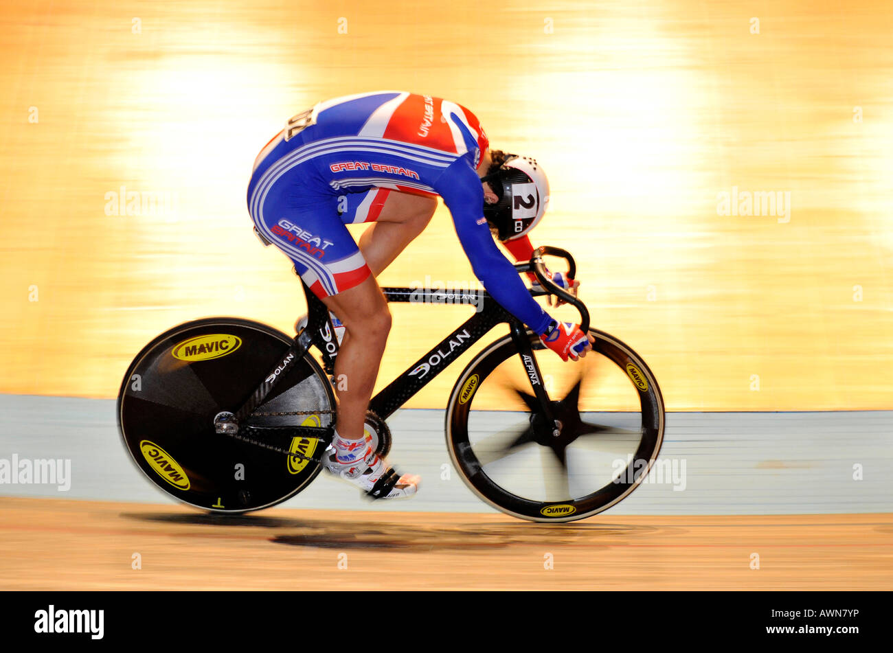 Sprinter Christian LYTE GBR at Sixdays 2008 Stuttgart, Baden ...