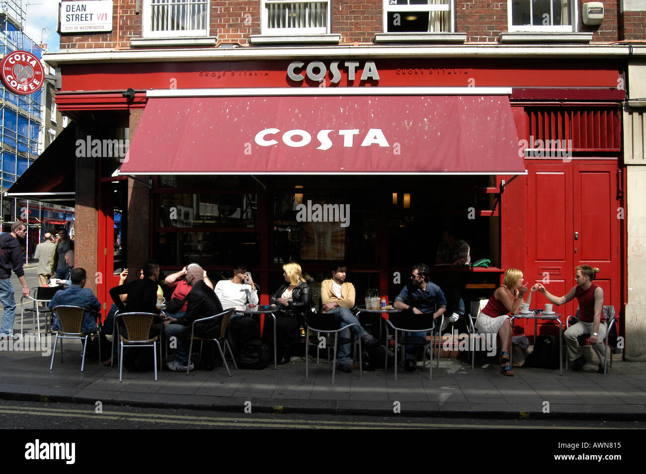 Costa Coffee shop, London England UK Stock Photo - Alamy