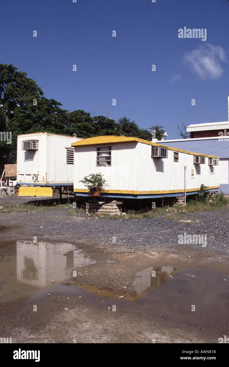 st lucia big puddle houses Stock Photo - Alamy
