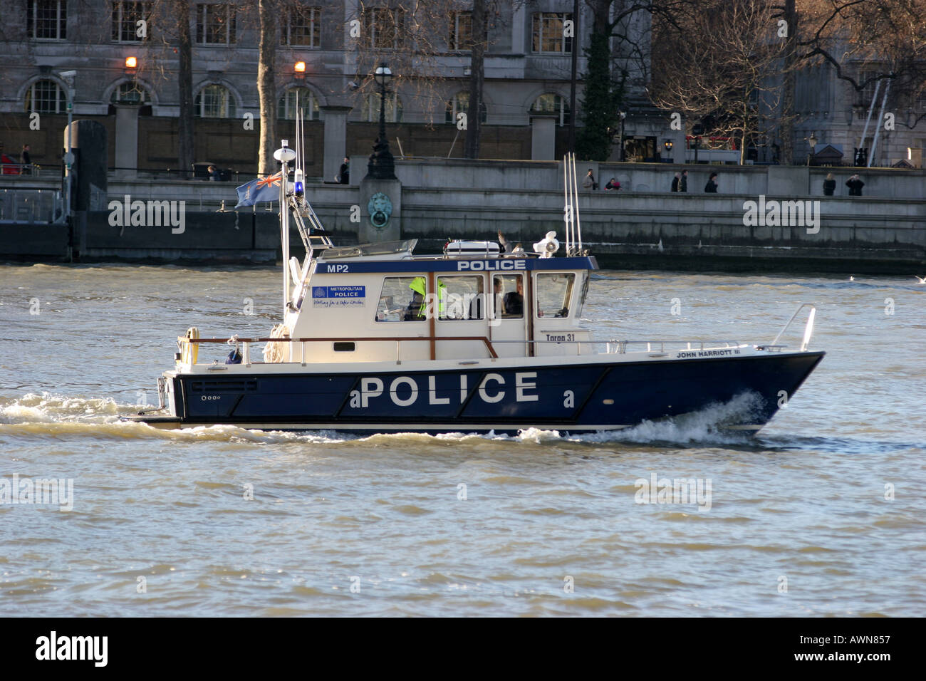 River thames police boat hi-res stock photography and images - Alamy