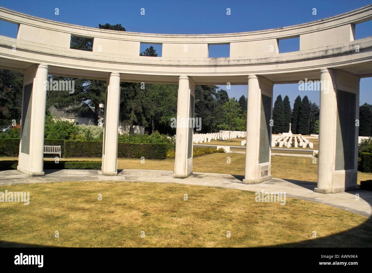 War Memorial at Brookwood Cemetery, Surrey, UK Stock Photo - Alamy