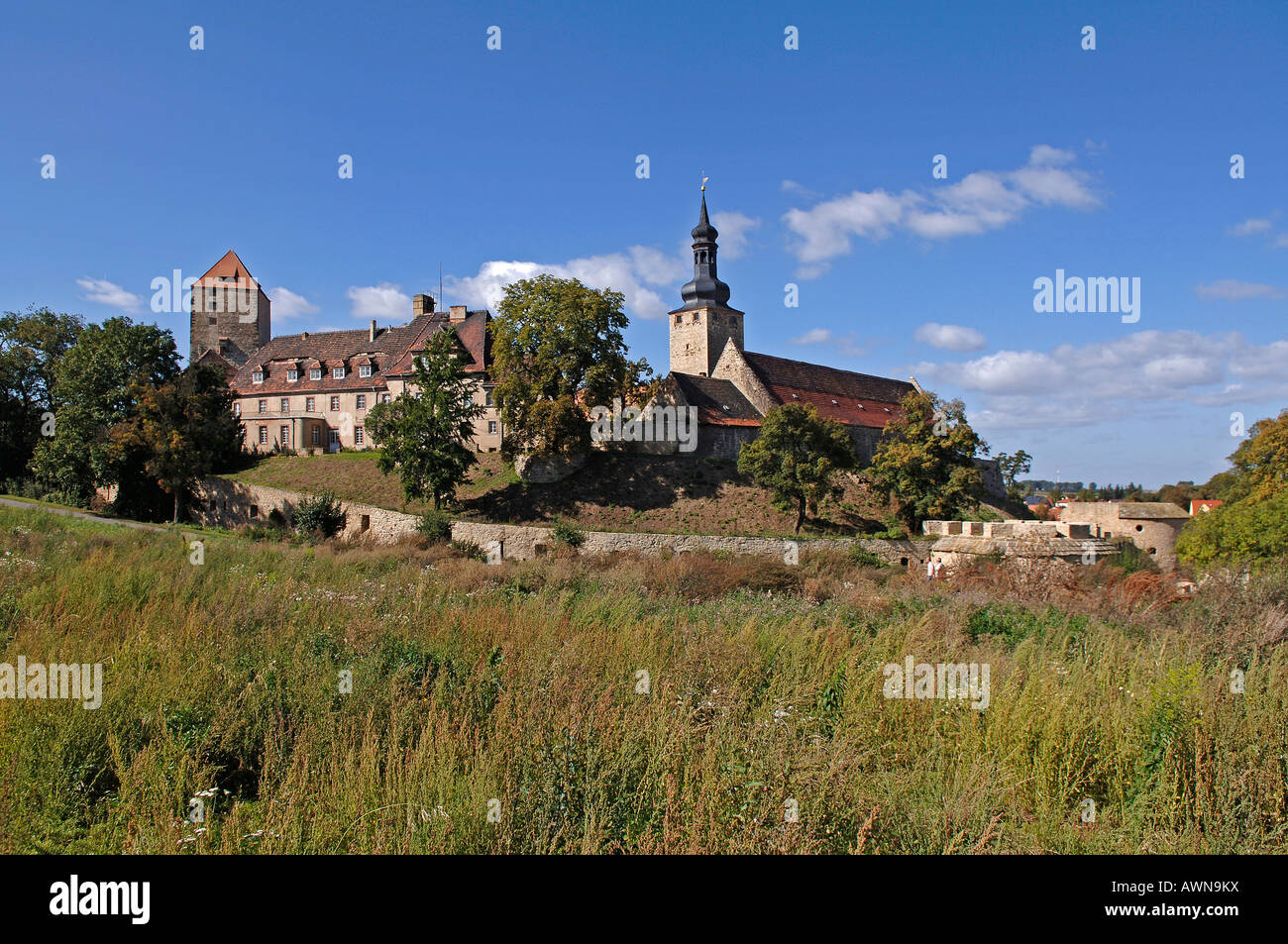 Querfurt Castle, Querfurt, Saxony-Anhalt, Germany, Europe Stock Photo ...