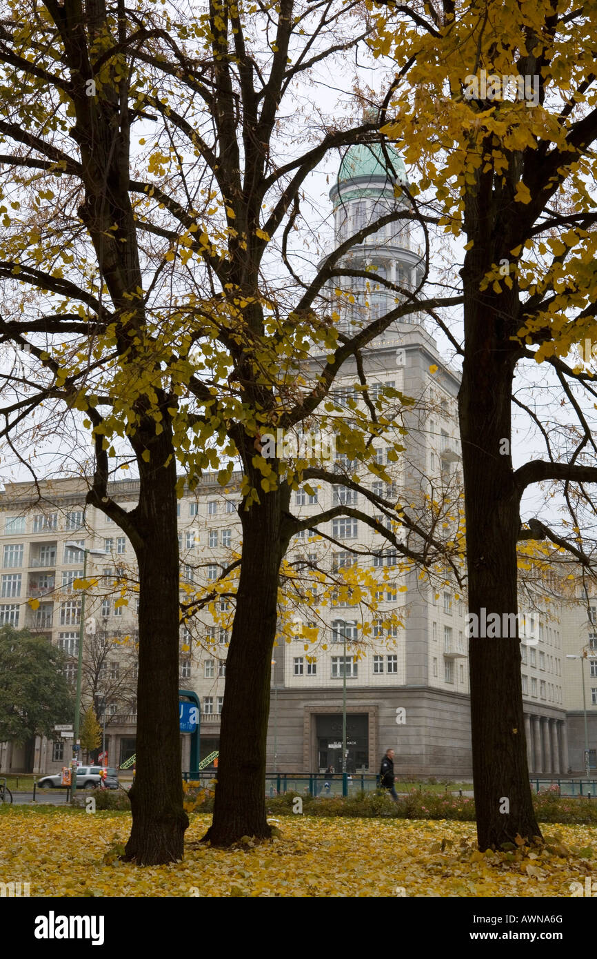 Street scene from Berlin, Germany in autumn Stock Photo - Alamy