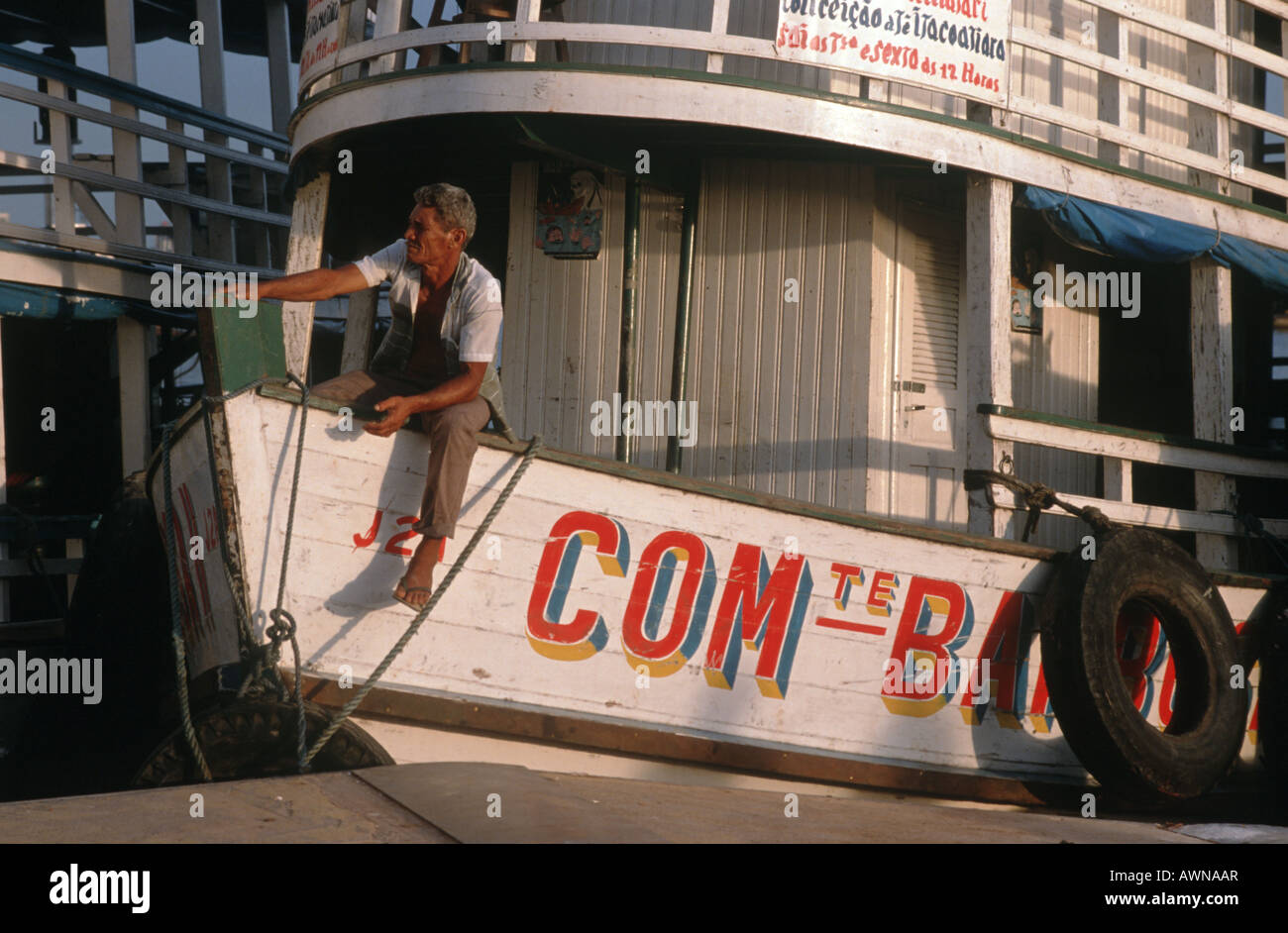 BRAZIL BOATS IN THE PORT OF BELEM IN THE AMAZON Photo Julio Etchart ...