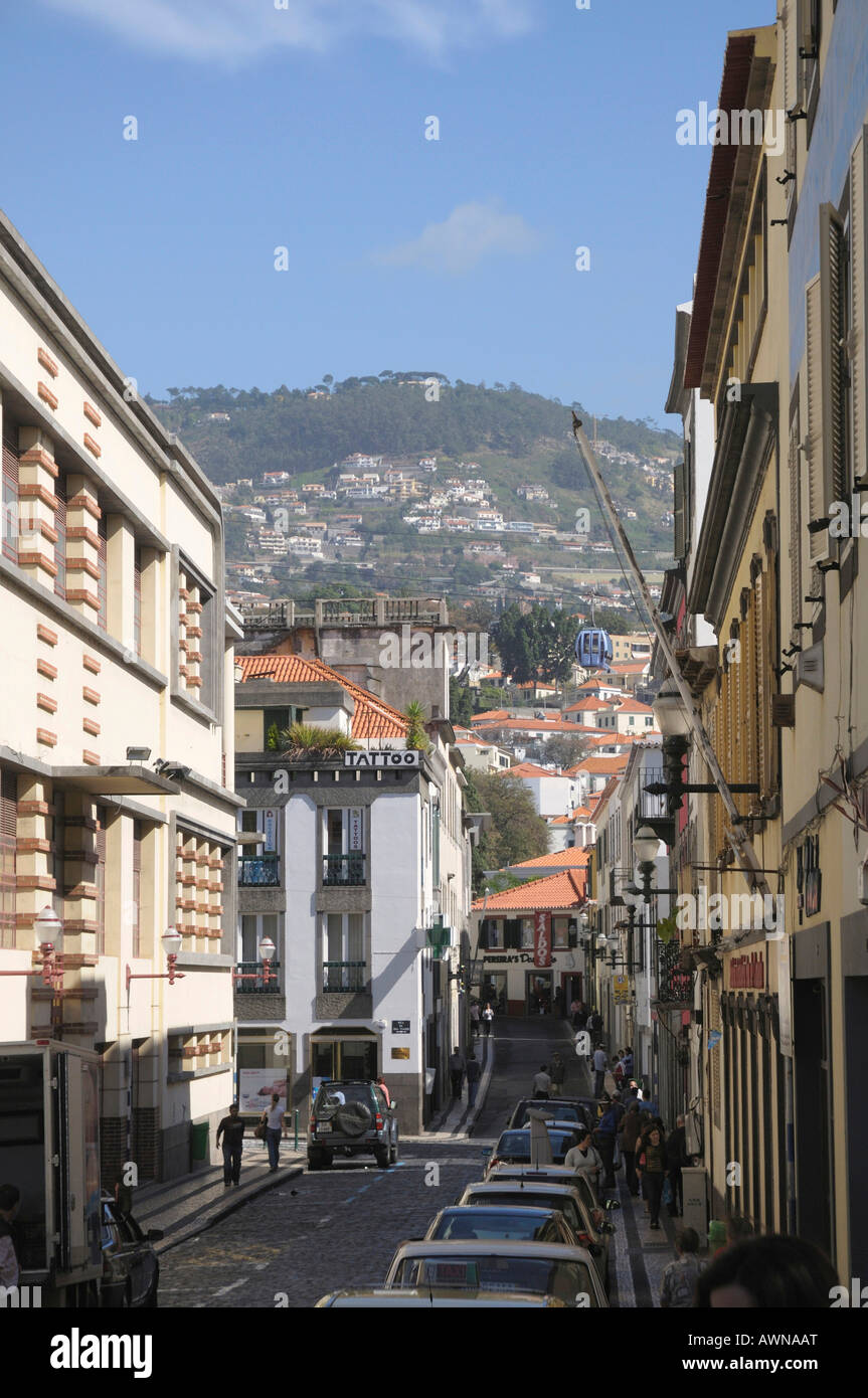 Historic centre, Funchal, Madeira, Portugal, Atlantic Ocean Stock Photo ...
