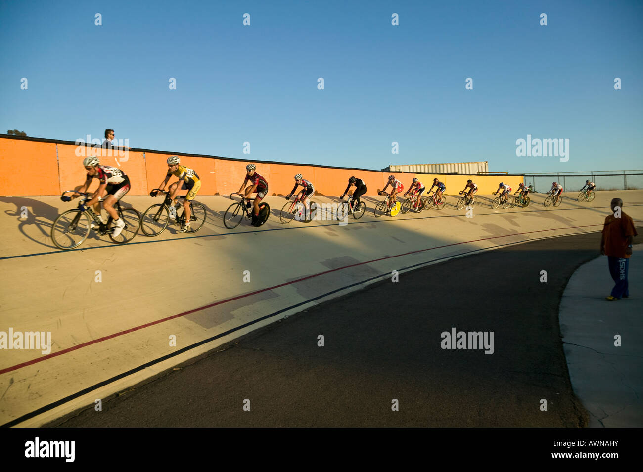 Bicycle Racing Velodrome Balboa Park, San Diego, California, USA Stock ...