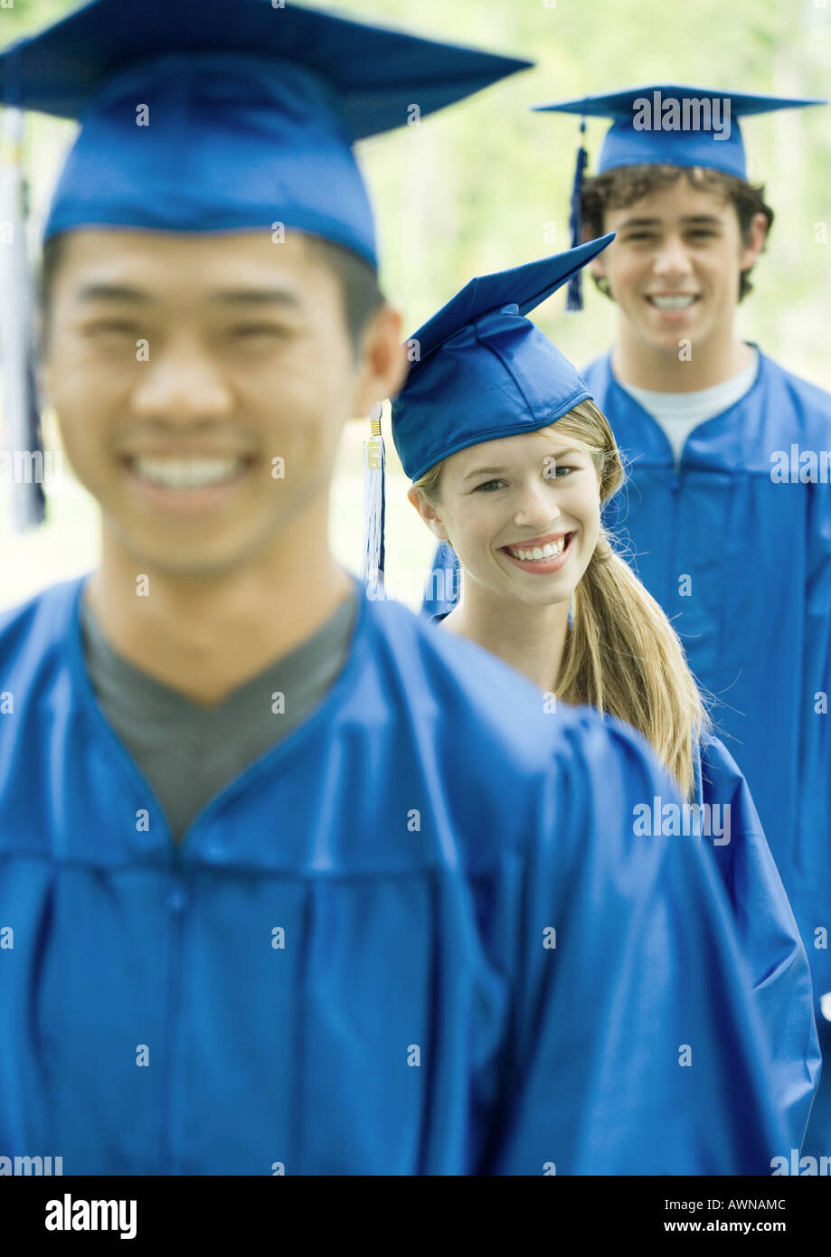 Diverse girls graduating hi-res stock photography and images - Alamy