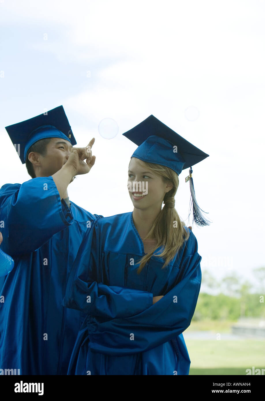 Blue Graduation Cap High Resolution Stock Photography and Images - Alamy