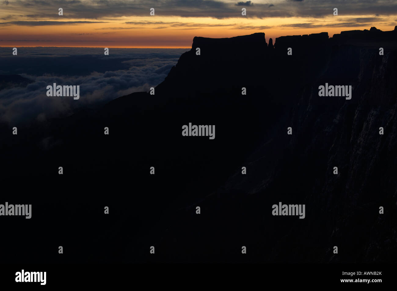 Eastern Buttress, Devil's Tooth, and Inner Tower at sunrise ...