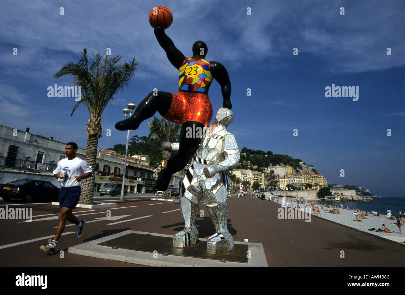 Running promenade des anglais hi-res stock photography and images - Alamy