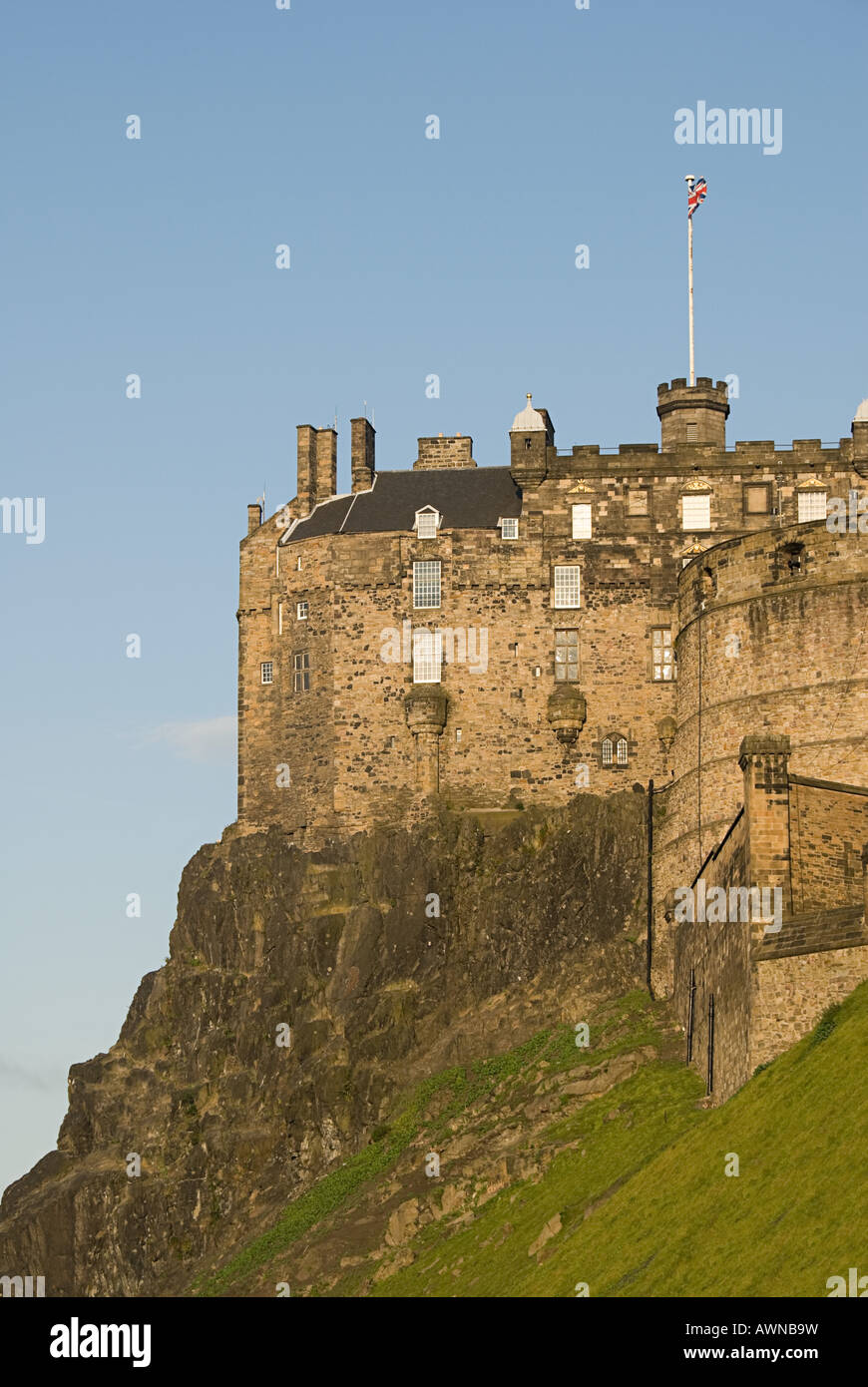 Flag castle edinburgh hi-res stock photography and images - Alamy