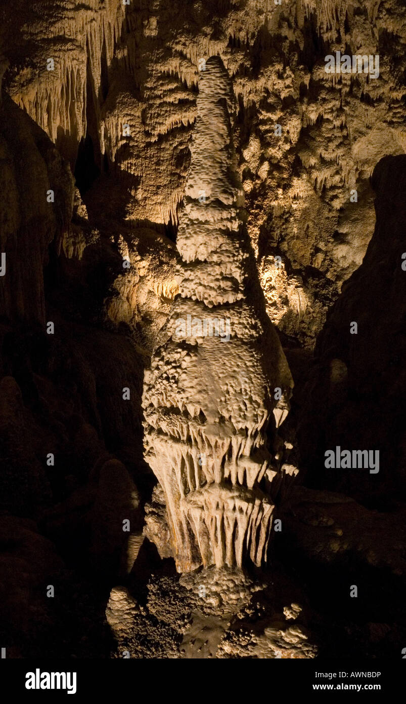 A popular feature of Mammoth Cave, in Western Australia. The crystal ...