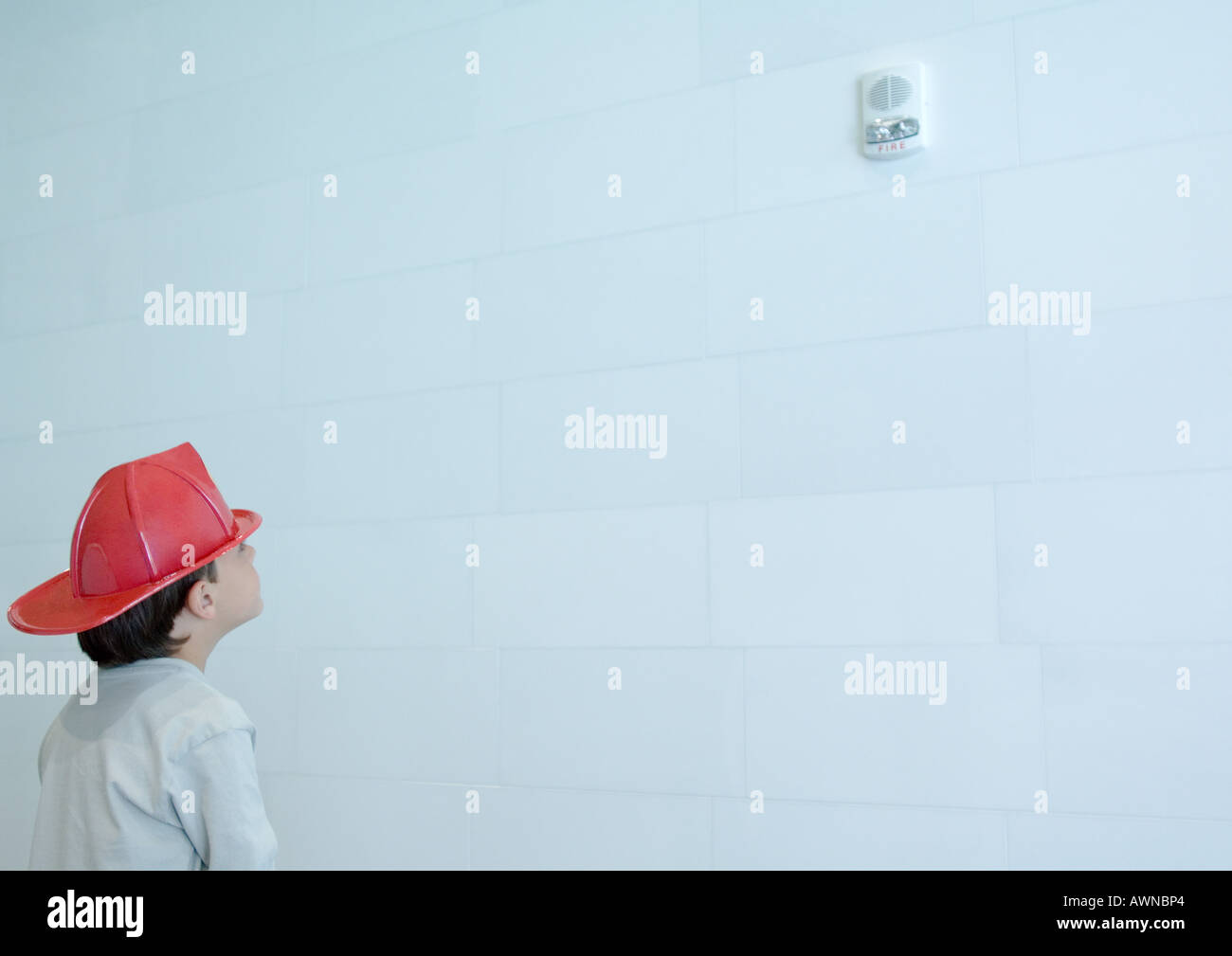 Child fire alarm hi-res stock photography and images - Alamy