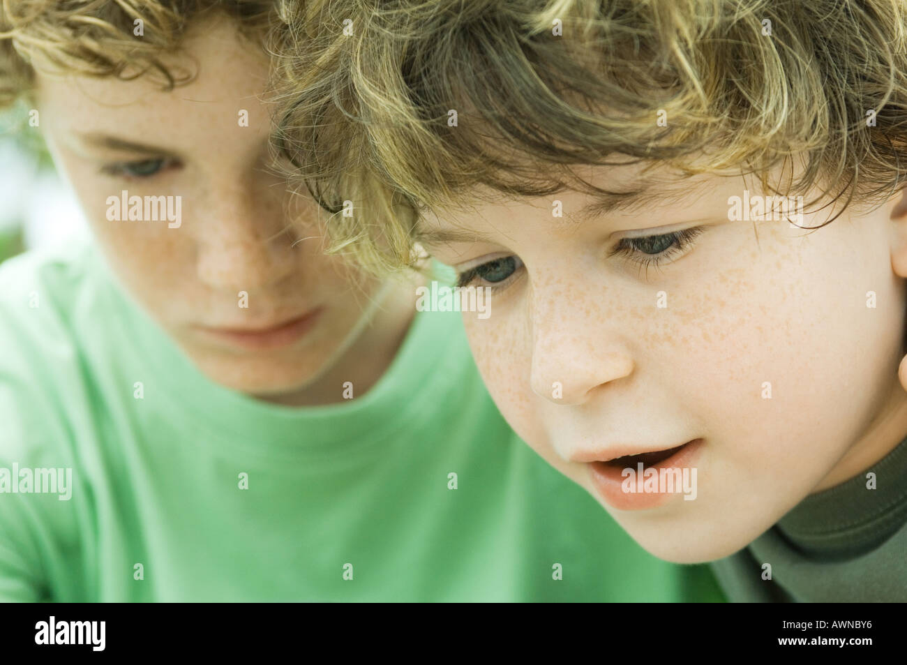 Two boys, portrait Stock Photo - Alamy