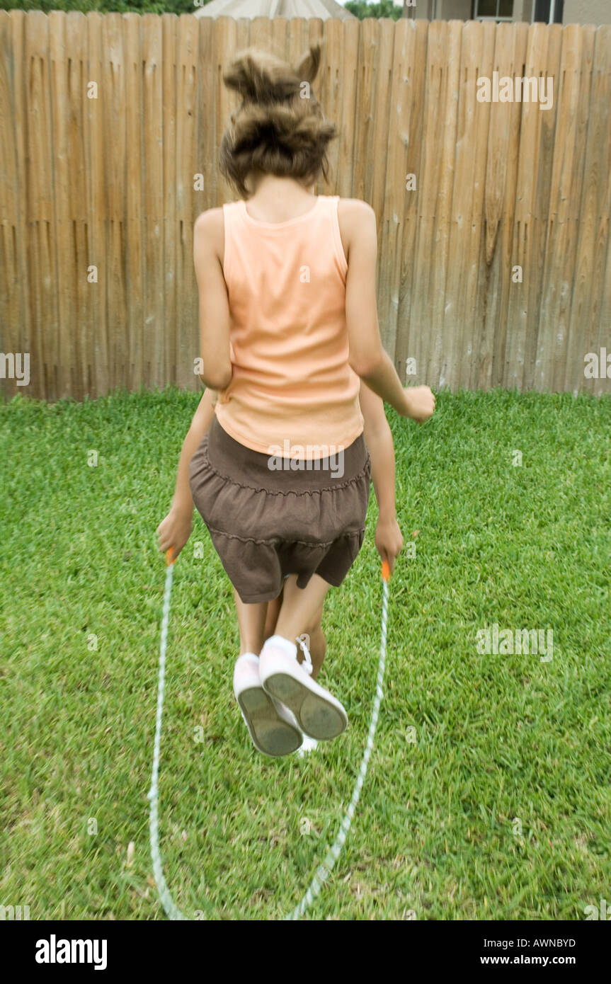 Little Girl Jumping Rope High Resolution Stock Photography and Images ...