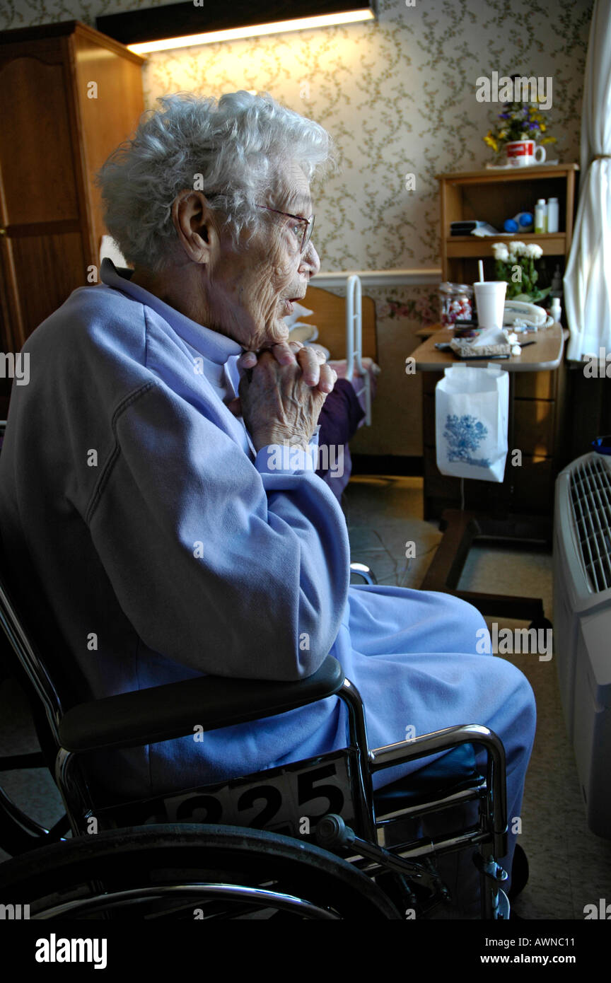 Senior men and women go through medical rehabilitation after suffering ...