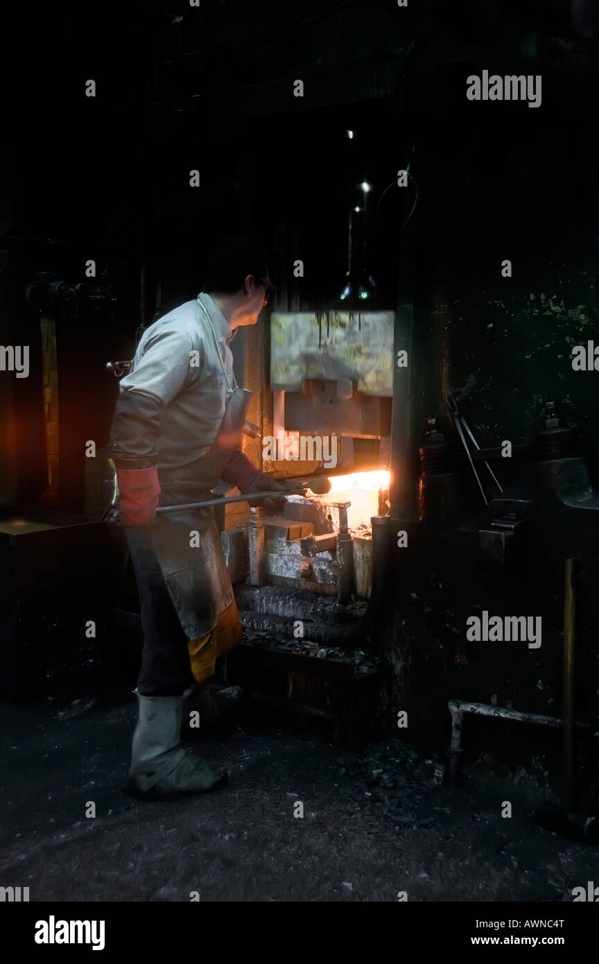 Inside a factory making manufactured goods with steel Stock Photo - Alamy