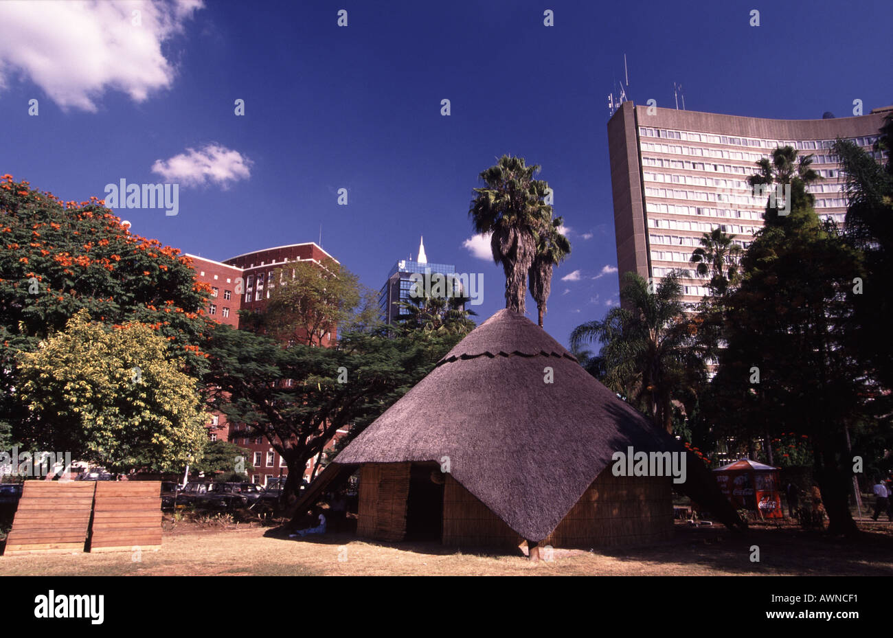 Harare zimbabwe city street hi-res stock photography and images - Alamy