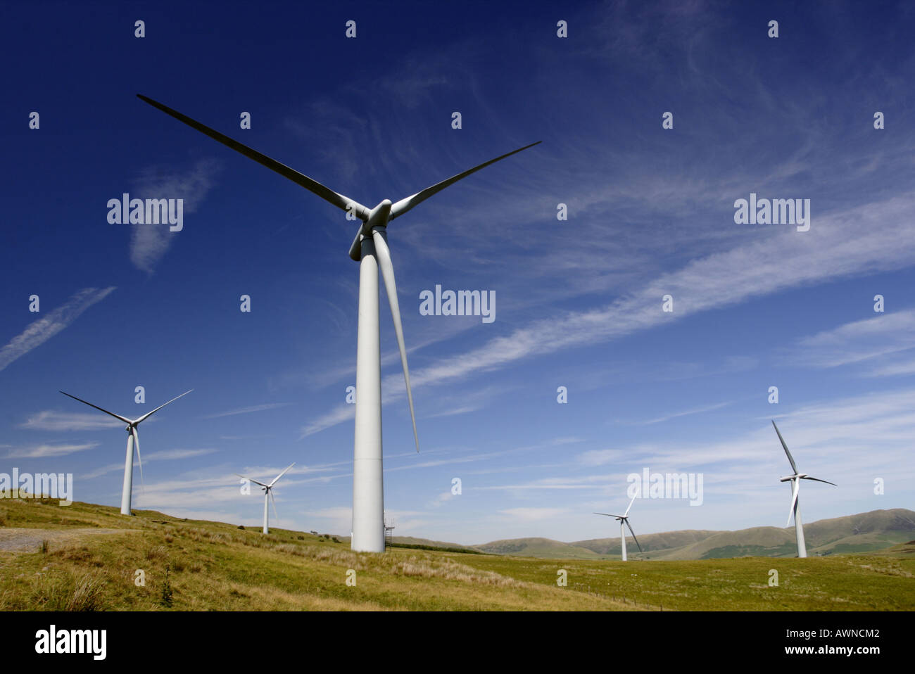 Lambrigg Wind Farm, just off the M6 to the north of junction 37 in ...