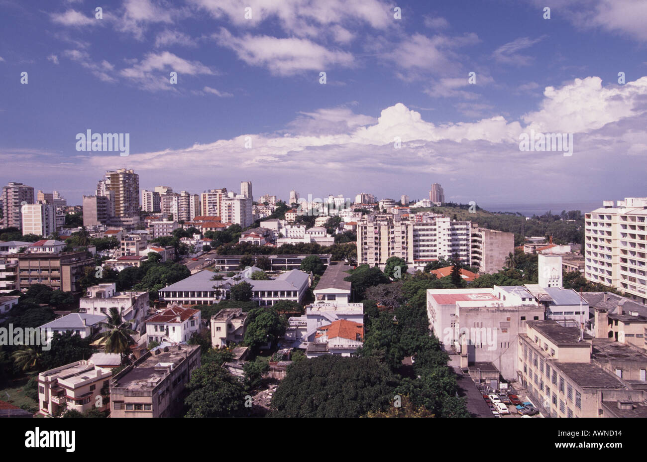 Portuguese colonial building maputo mozambique hi-res stock photography ...
