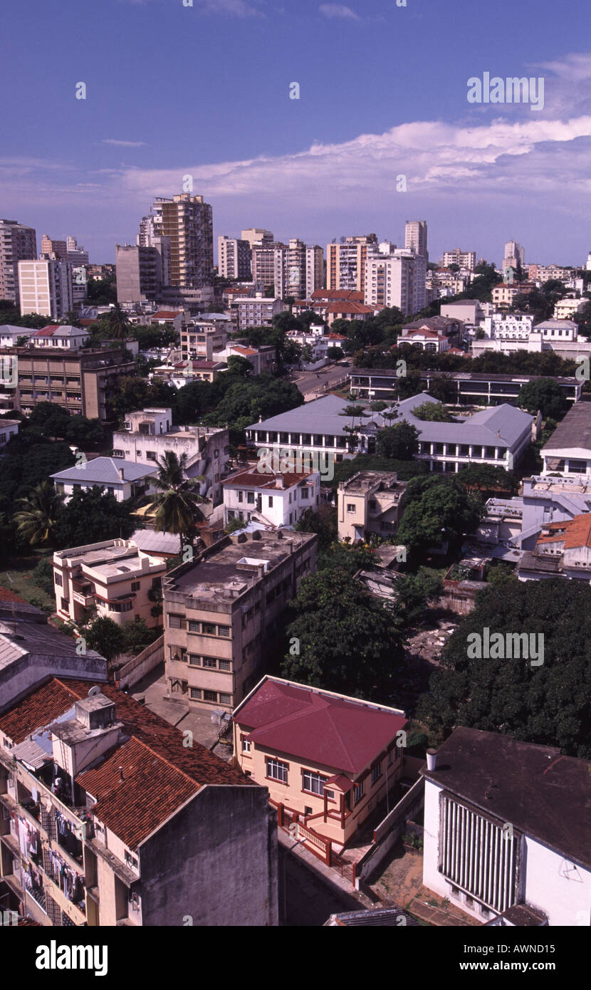 Portuguese colonial building maputo mozambique hi-res stock photography ...