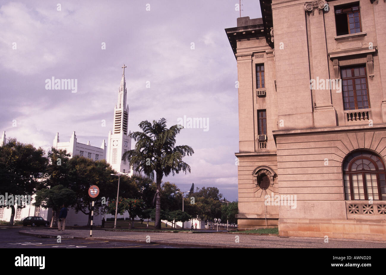 The capital of the portuguese colony of mozambique hi-res stock ...
