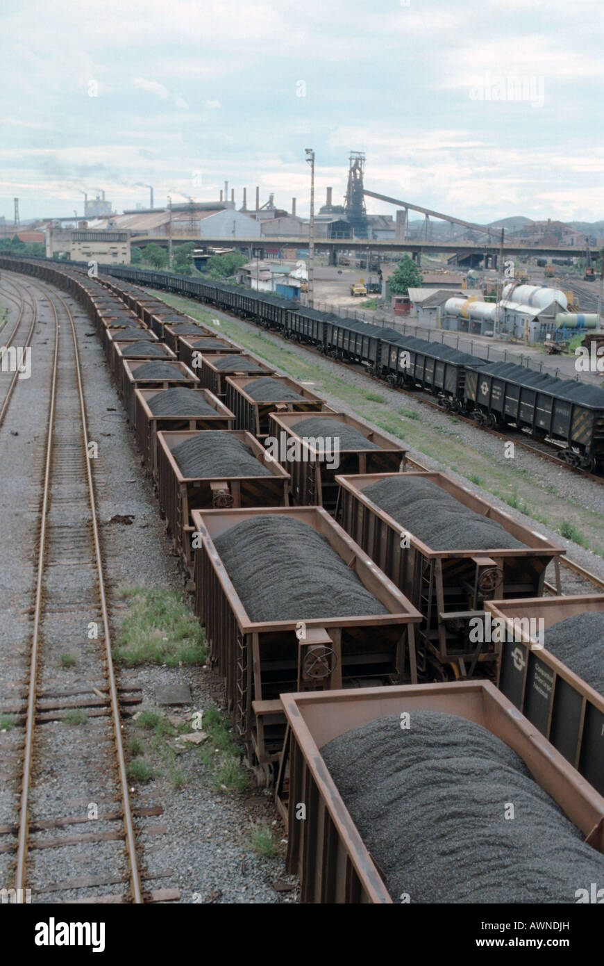 BRAZIL TRUCKS FULL OF COAL TO FUEL THE VOLTA REDONDA STEEL WORKS RIO ...