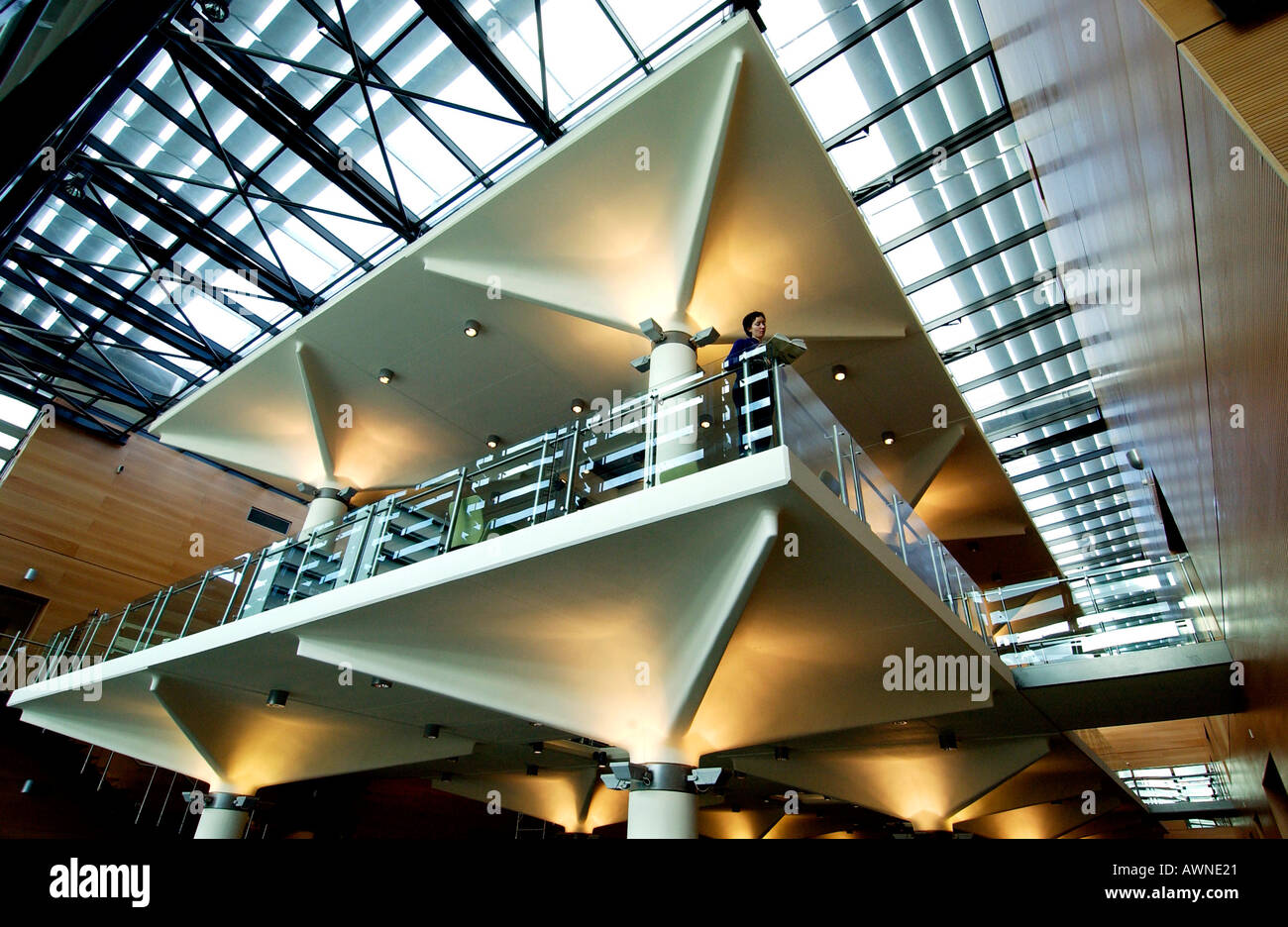 inspiring solar powered library Stock Photo - Alamy