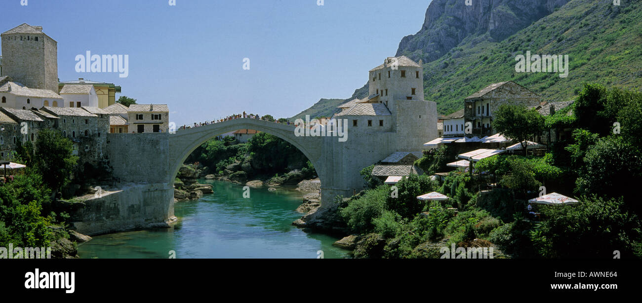 The famous Mostar bridge Mostar Bosnia Herzegovina Stock Photo - Alamy